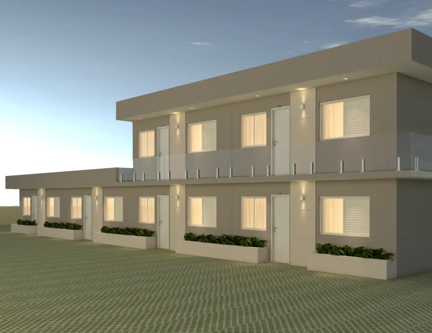 Kit Kitnet 36m² - JetCasa Pré-Fabricados